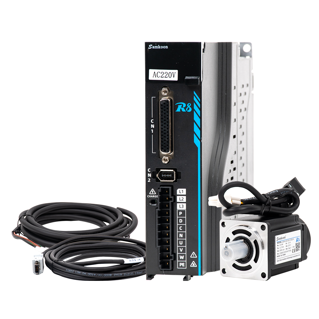 ชุด R8 Servo 400W - ชุด R8 Servo Drive + Motor 400W (44 Control Pin ...